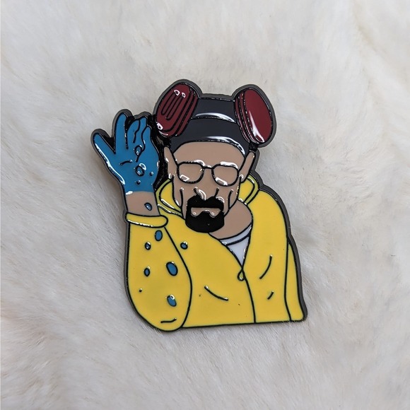 Handmade | Jewelry | Breaking Bad Walter White Enamel Pin | Poshmark